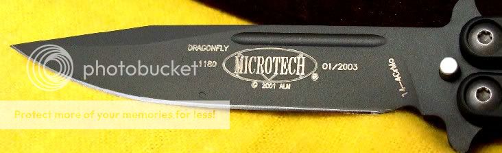 Microtech Dragonfly Balisong Butterfly Knife | BladeForums.com